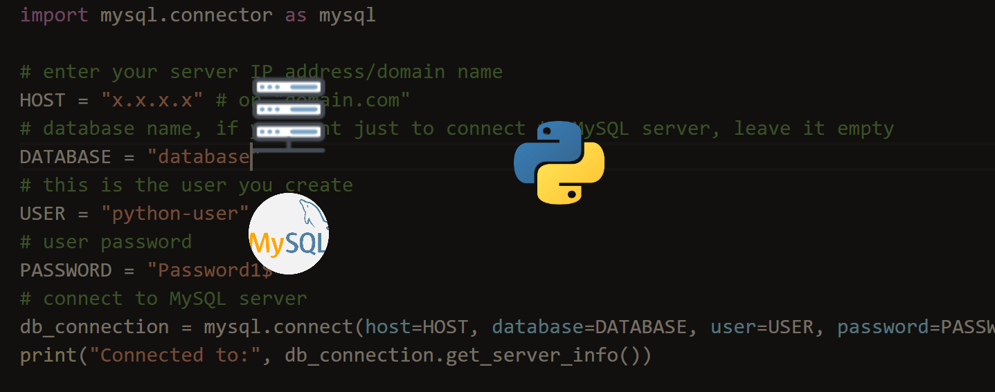 How To Connect To A Remote MySQL Database In Python Python Code